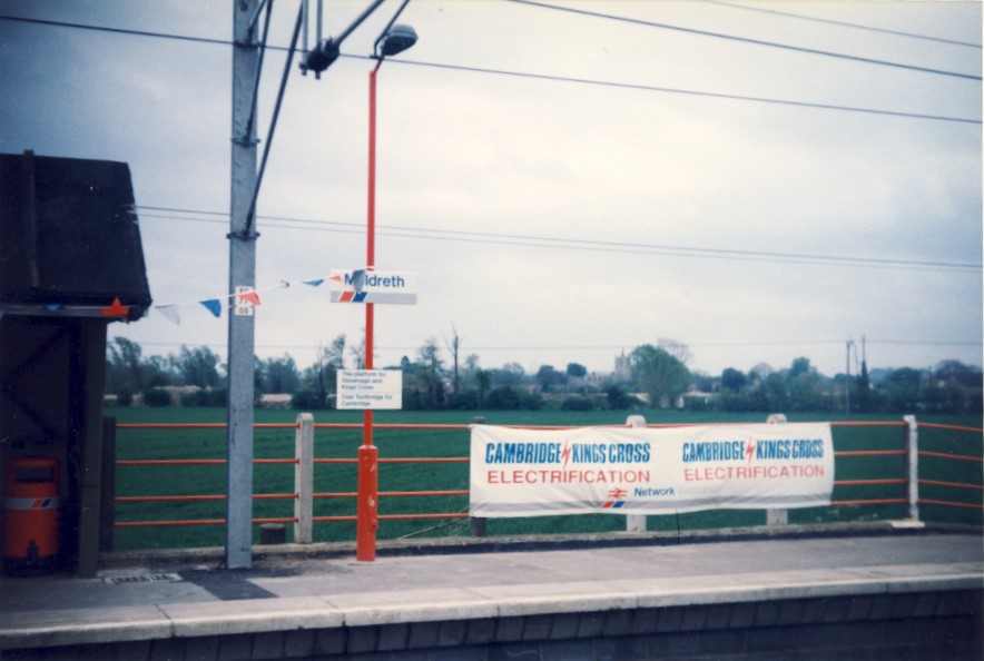 The Electrification of the Railway Line through Meldreth | The Railway ...