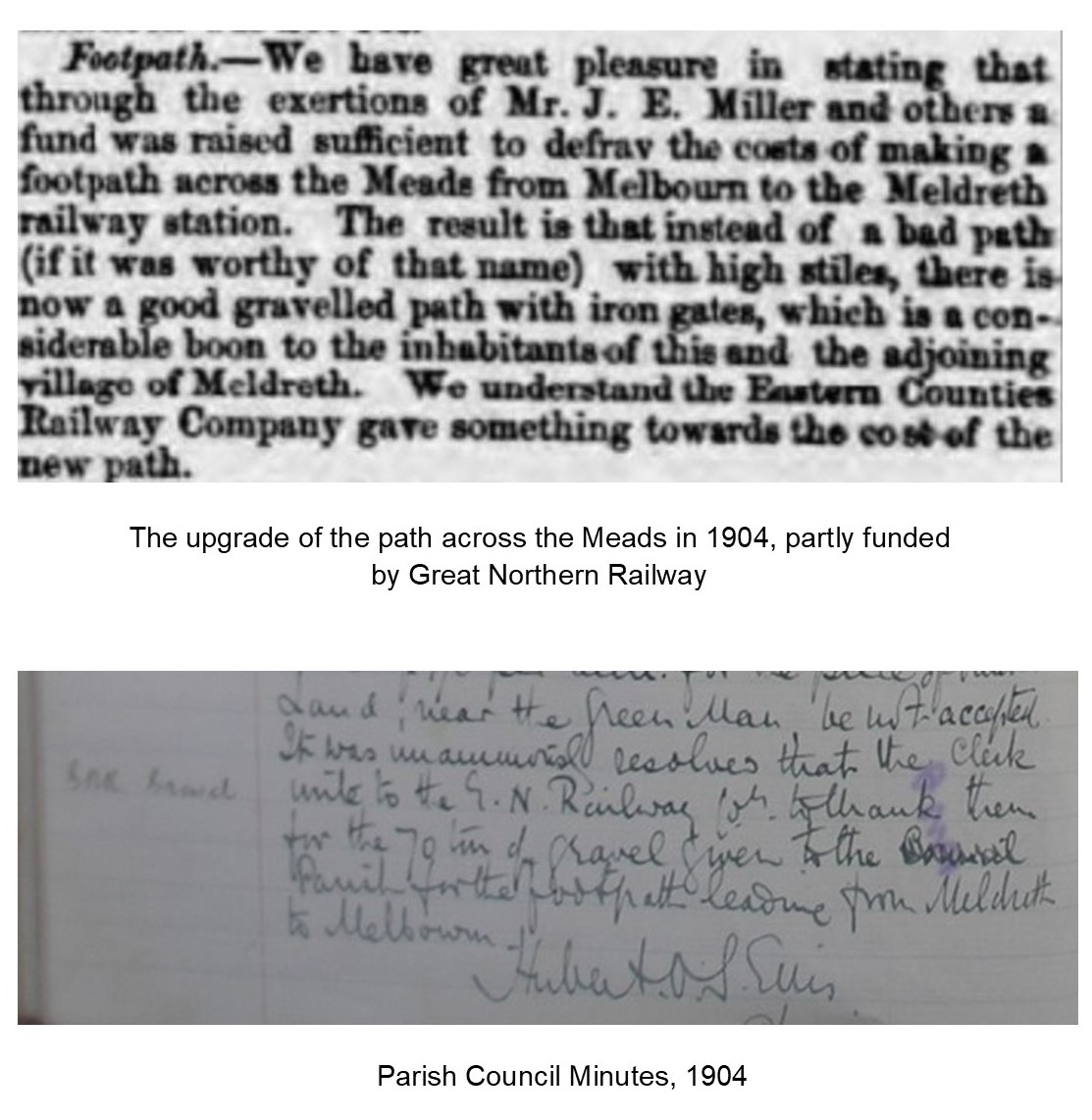 The Closure of Meldreth Station Level Crossing and the Footpath Across ...