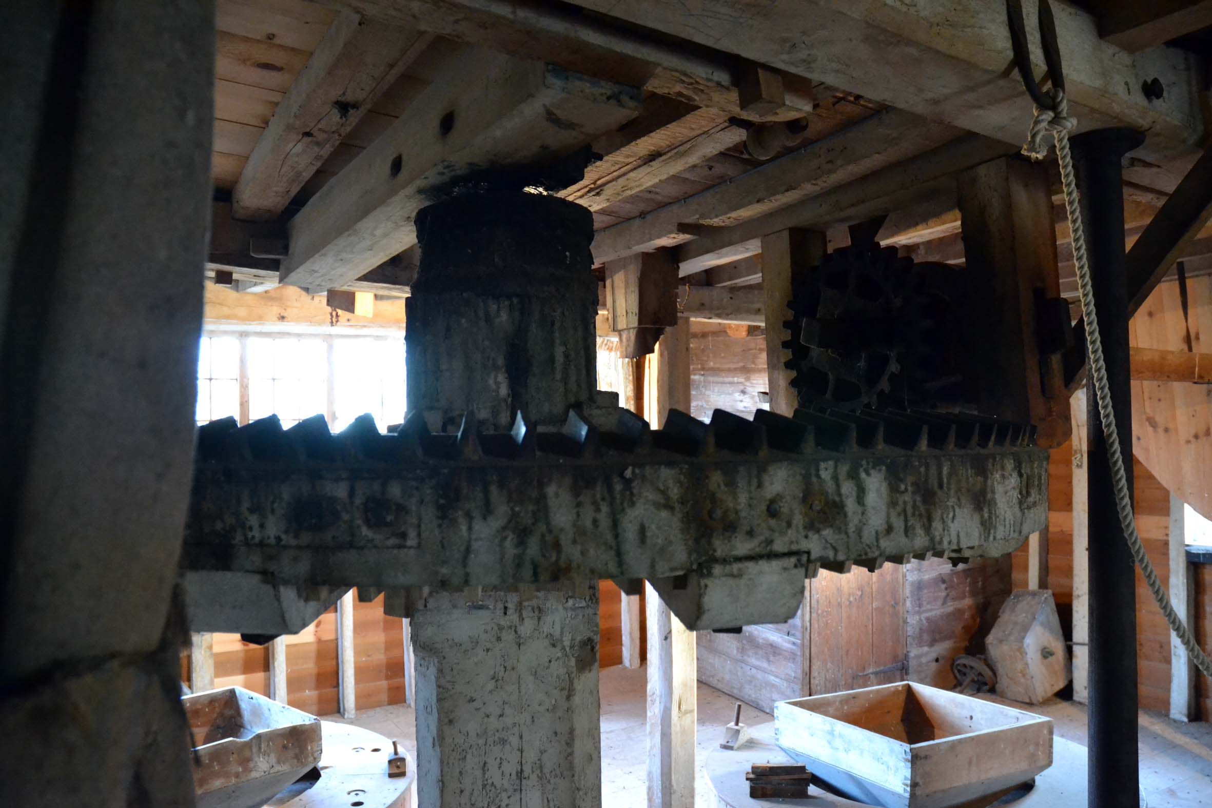 Topcliffe Mill: images of the interior | Topcliffe Mill | Meldreth History