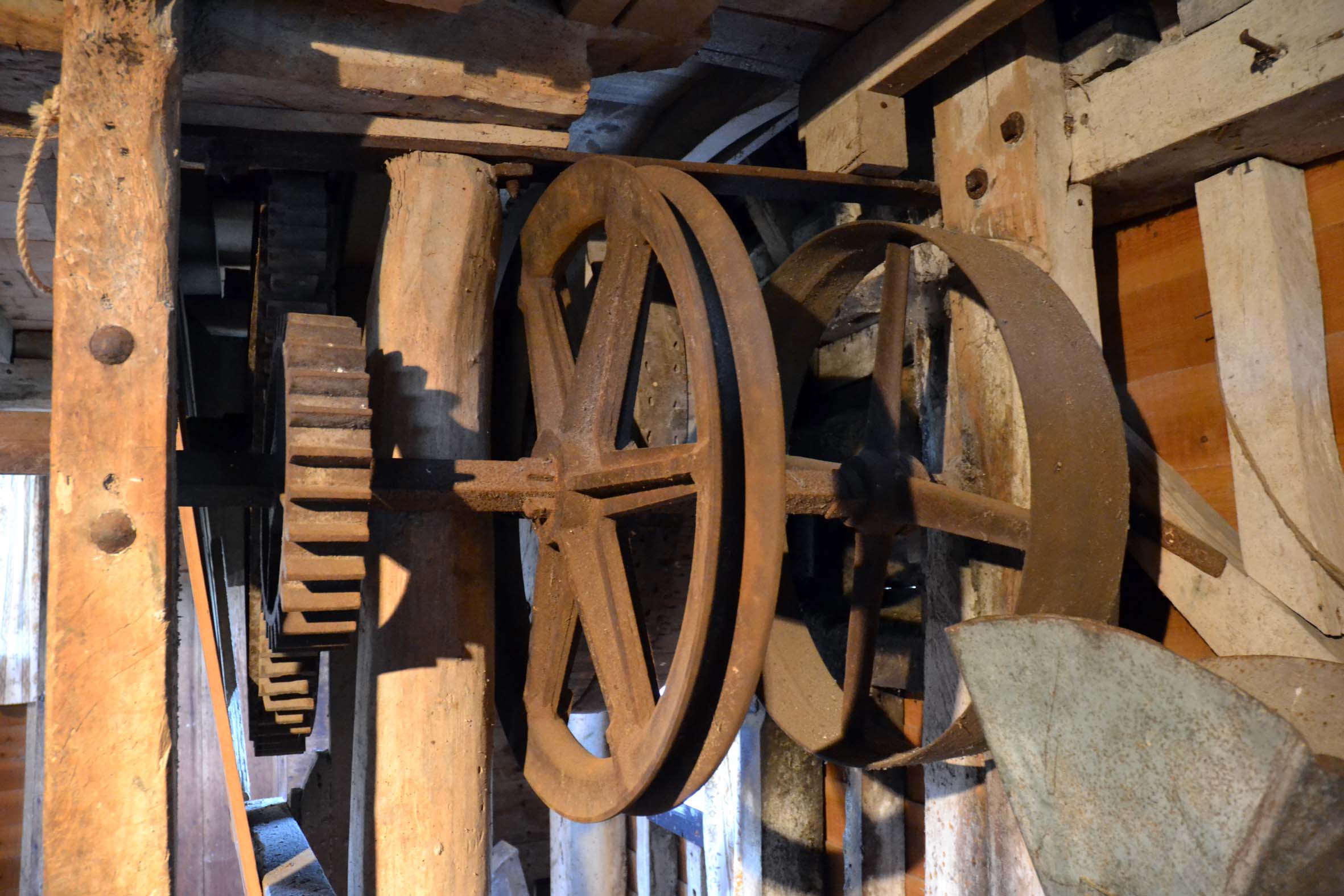 Topcliffe Mill: images of the interior | Topcliffe Mill | Meldreth History