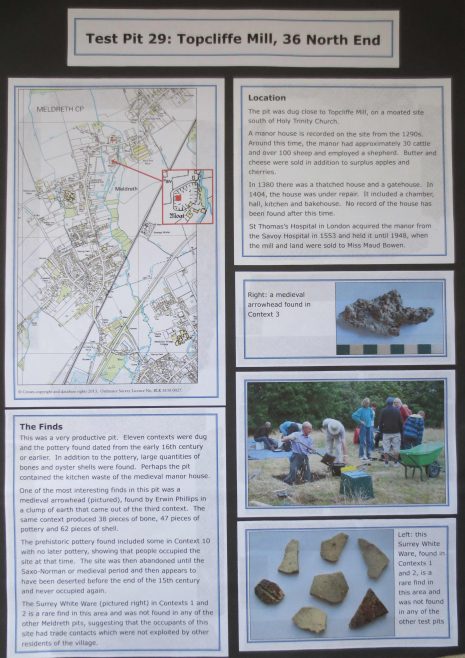 Test Pit 29 - Topcliffe Mill, 36 North End | 2013 Test Pit Project ...